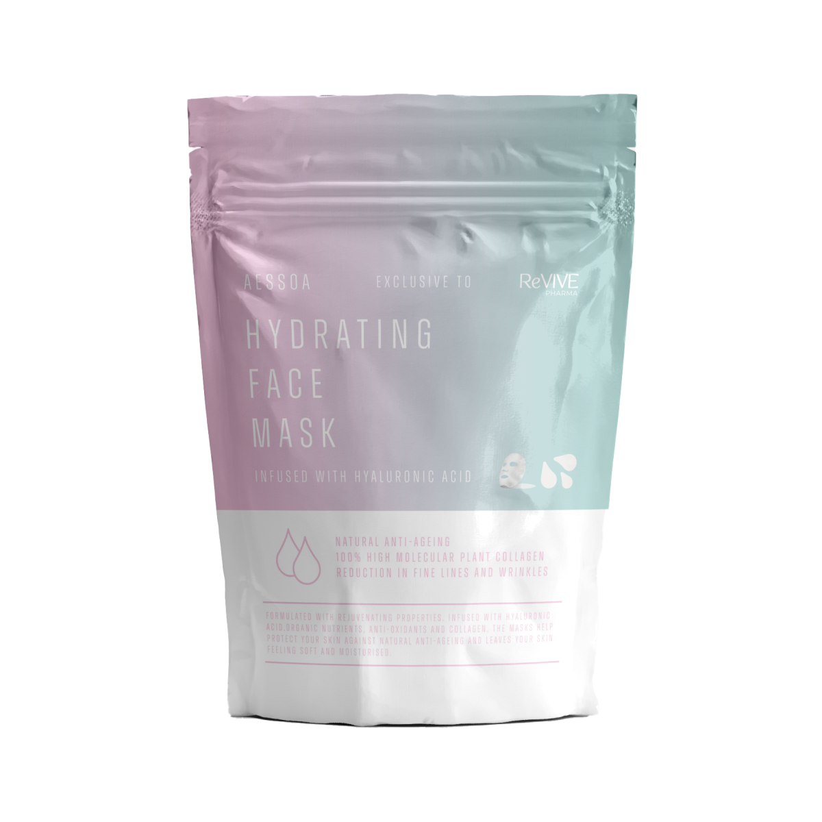 Hyaluronic Hydrating Face Mask - Revive Pharma